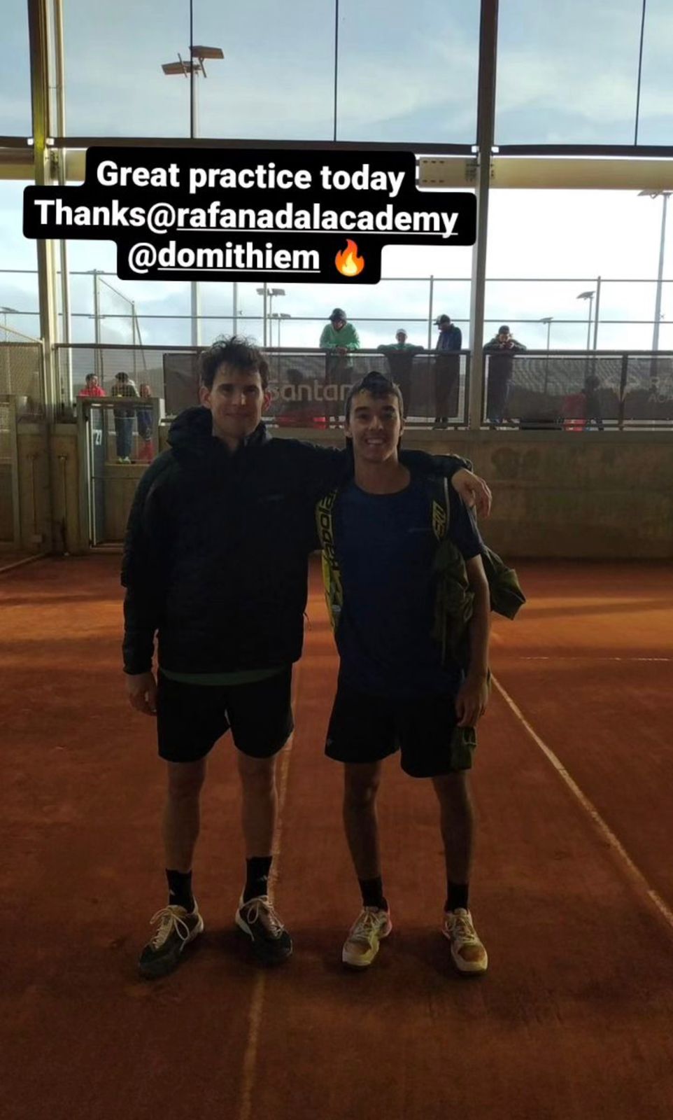 Alejandro Arcila y un entreno de lujo con ex Top-3 del ranking ATP ...