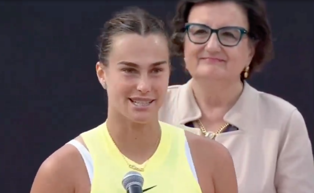 WTA1000 Roma 2024: Sabalenka le pone un toque de humor a la premiación – Match Tenis
