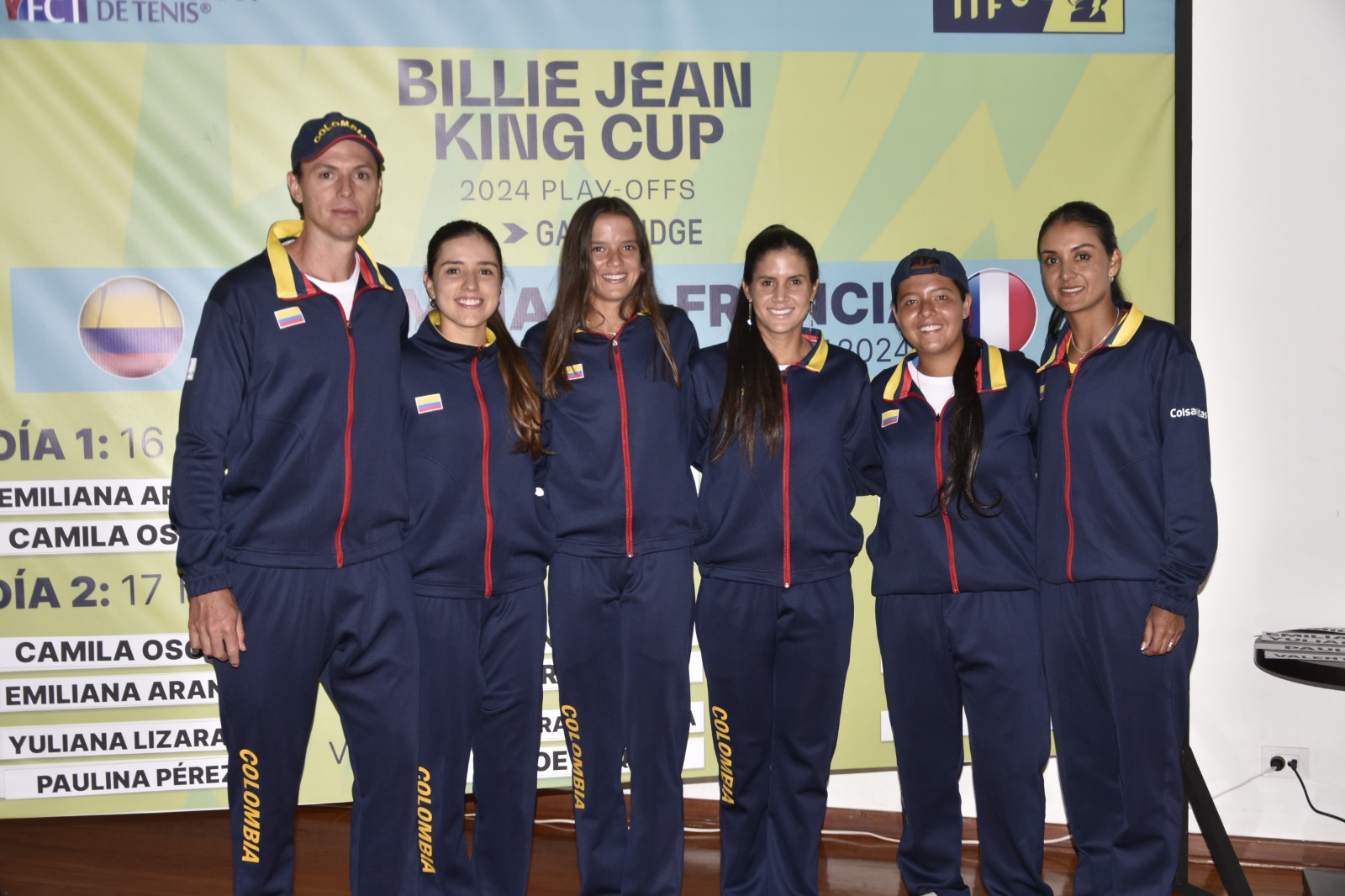 Sorteados los partidos de la serie Colombia Vs. Francia por los play-offs de la BJKC – Match Tenis