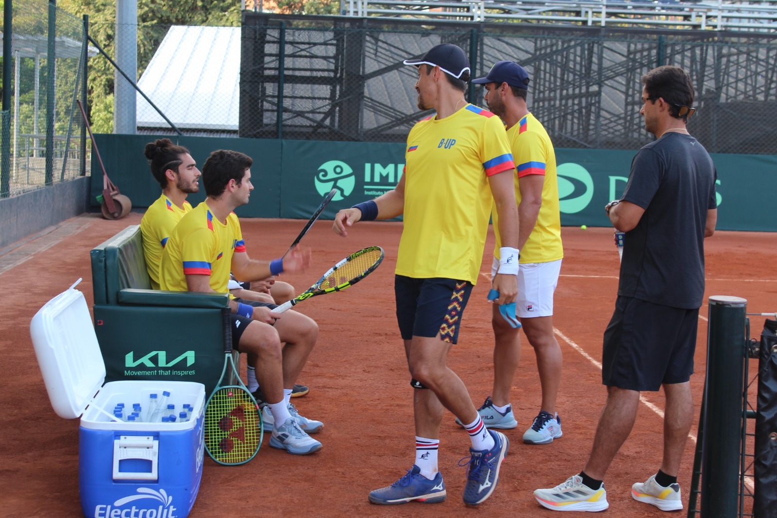 Equipo colombiano de Copa Davis ya entrena en Ibagué – Match Tenis