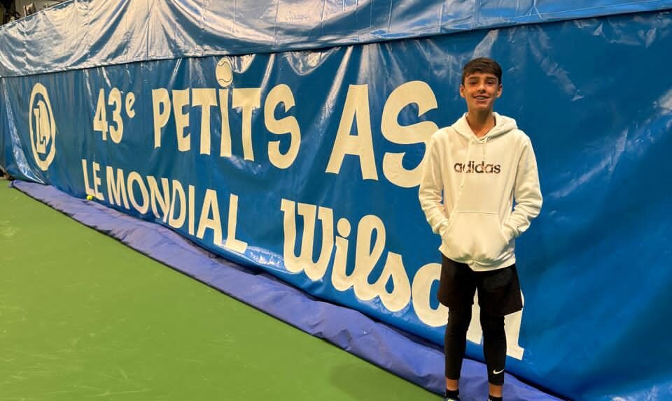 Rafael Suarez, listo para su debut en Le Petits As 2025